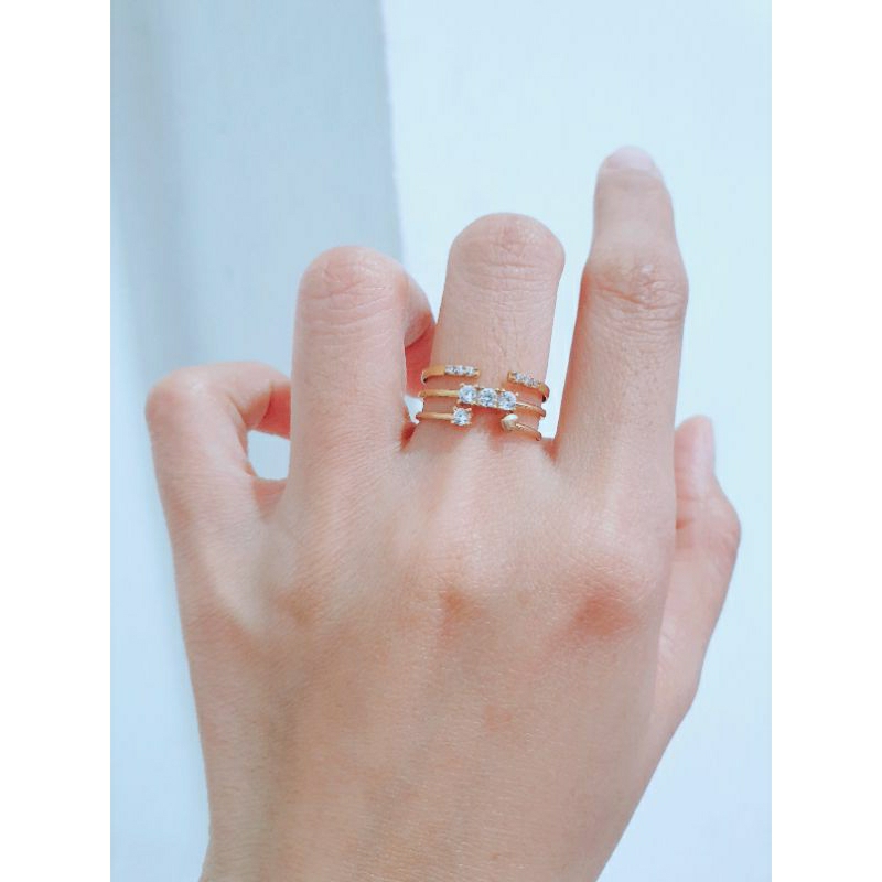 Jual cincin diamond model fuull diamond putih | Shopee Indonesia