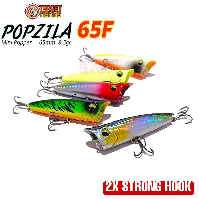 Jual Mini Popper POPZILA 65F 8.5gr Top Water - Umpan Casting Ultralight Muara untuk Mangrove ...