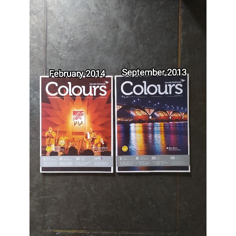 Jual Majalah Bahasa Inggris Colours the Magazine of Garuda Indonesia ...