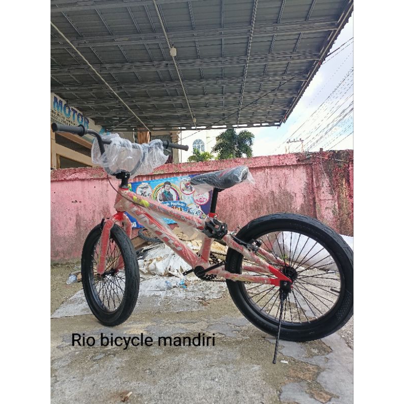 Jual Sepeda bmx unity ring 20 inc ban besar,warna merah | Shopee Indonesia