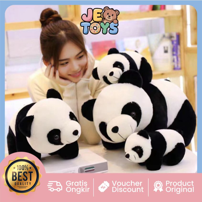 Jual JE TOYS - 048-QY3-21 Boneka Panda / Boneka Hewan Lucu / Boneka ...