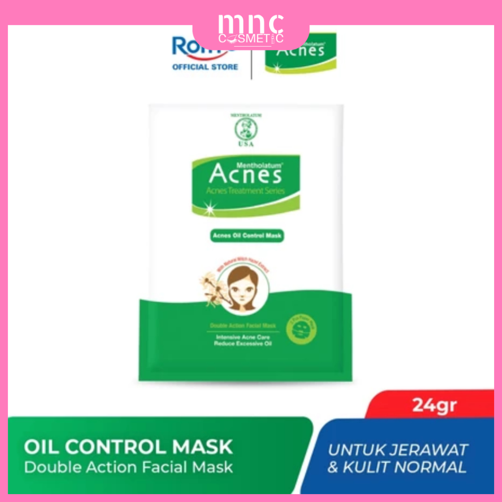 Jual ACNES - OIL CONTROL MASK 24 ML SACHET / MASKER TISSUE ACNES ...