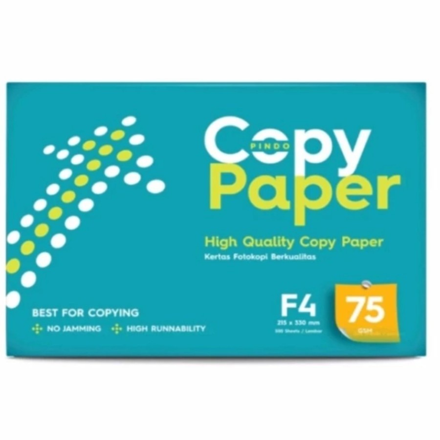Jual KERTAS HVS 75 GSM F4 COPY PAPER 75 F4 BMO OFFICE PAPER | MITRA ...