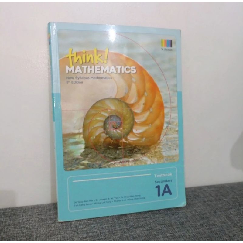Jual (Buku ORIGINAL) THINK! Mathematics 1A Textbook (8th edition ...