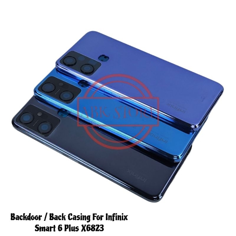 Jual TUTUP BELAKANG BACKDOOR - BACKCOVER - BACK CASING INFINIX SMART 6 PLUS X6823 HOUSING ...