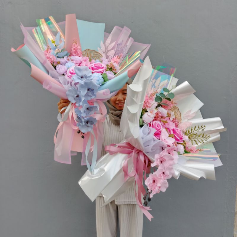 Jual (Artifisial) Bouquet with phalaenopsis buket anggrek Artificial ...