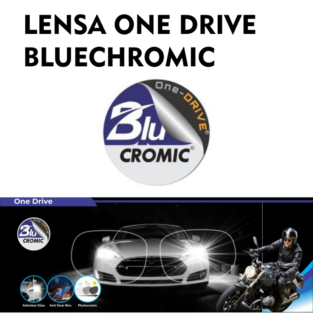 Jual Lensa Bluechromic One Drive ( Normal / Minus / Cyl ) | Shopee ...