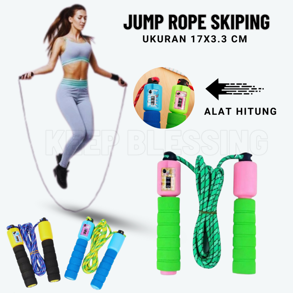 Jual Jump Rope Digital – Tali Skipping dengan Alat Hitung Kalori dan ...