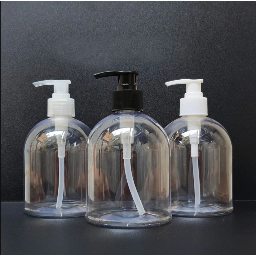 Jual Botol Pump 500 ML Pet Hand Soap Lotion Sabun 500ml Clear Oval Bening | Shopee Indonesia
