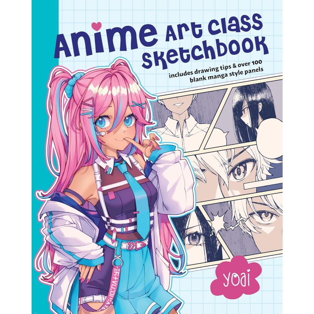 Jual English Book - Anime Art Class Sketchbook: Includes Drawing Tips ...