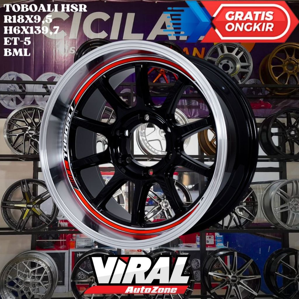 Jual Velg Mobil Ring 18 HSR TOBOALI R18 UNTUK PAJERO , FORTUNER , EVEREST , TRAILBLAZER | Shopee ...