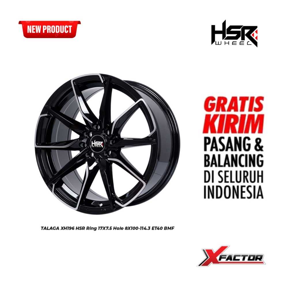Jual VELG GALANT R17 VELG HSR RING 17 HSR TALAGA R17X7,5 H 4X100 ...