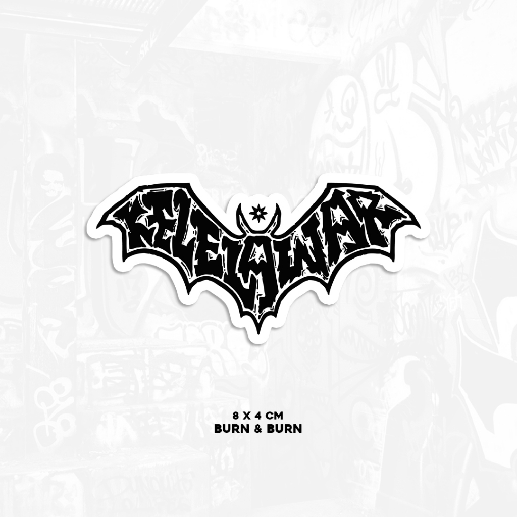 Jual Feast Kelelawar | Stiker Band | Sticker Vinyl | Stiker Helm ...