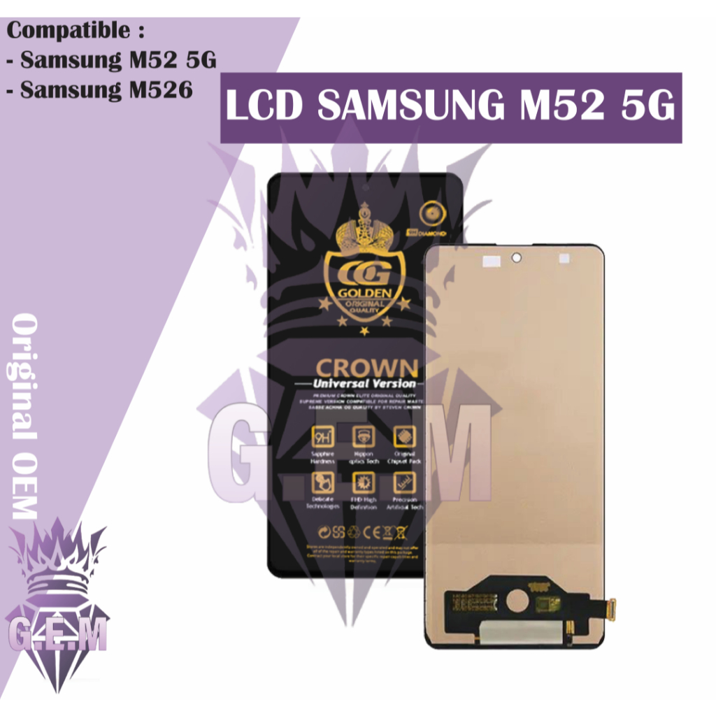 Jual LCD SAMSUNG M52 5G / M53 5G / M526 / M536 TOUCHSCREEN FULLSET ...