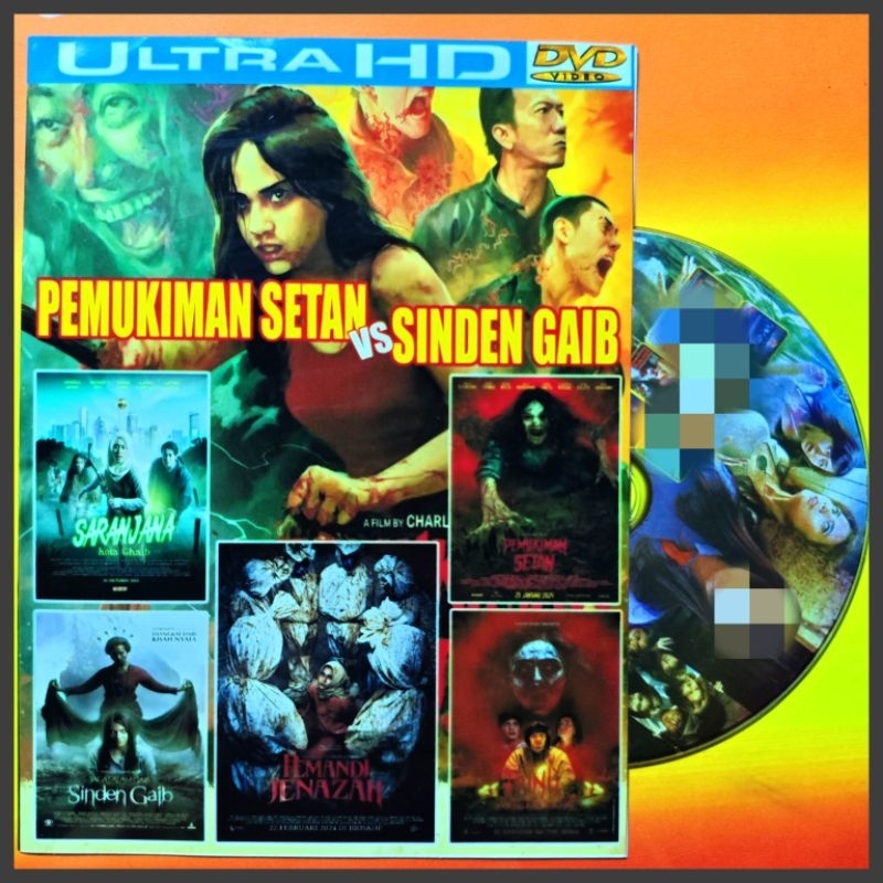 Jual Kaset Film Indonesia Koleksi Horor Pemukiman Setan - Sinden Gaib Campuran isi 5 Judul ...