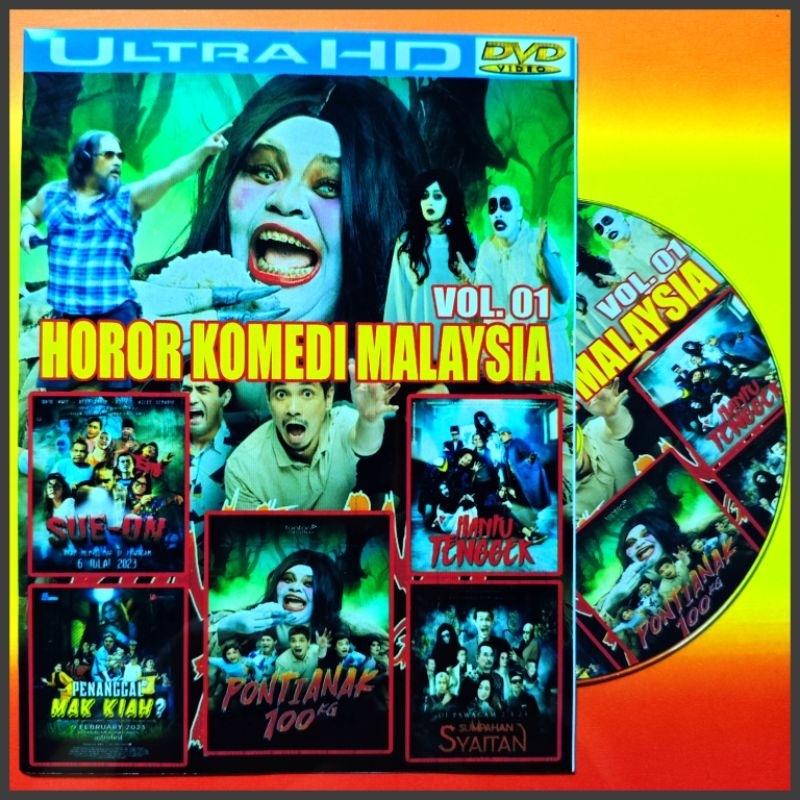 Jual Kaset Film Malaysia Koleksi Komedi Horor campuran Terbaru Vol. 01 ...
