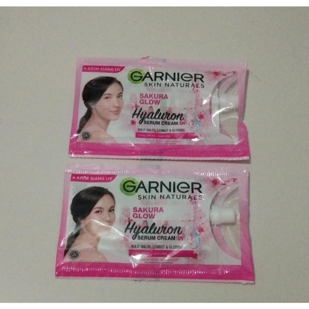 Jual Garnier Sakura Hyaluron Day Cream UV Sachet (2pcs) | Shopee Indonesia