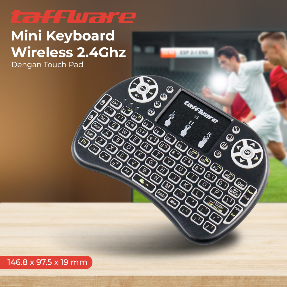 Jual Air Mouse Wireless Mini Keyboard Rgb 2 4ghz Dengan Touch Pad Mouse Bluetooth