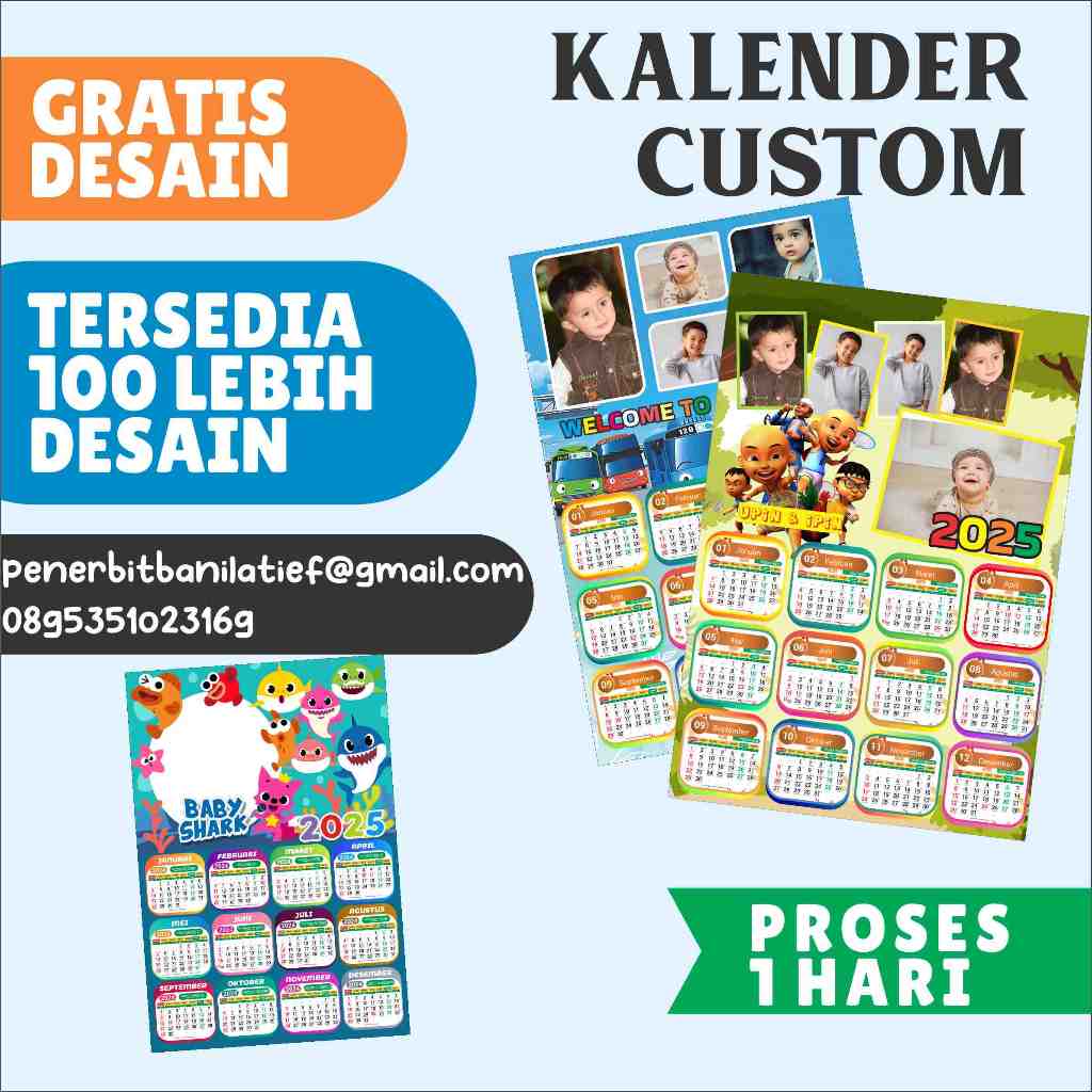 Jual KALENDER | KALENDER CUSTOM | KALENDER DINDING | CETAK KALENDER ...