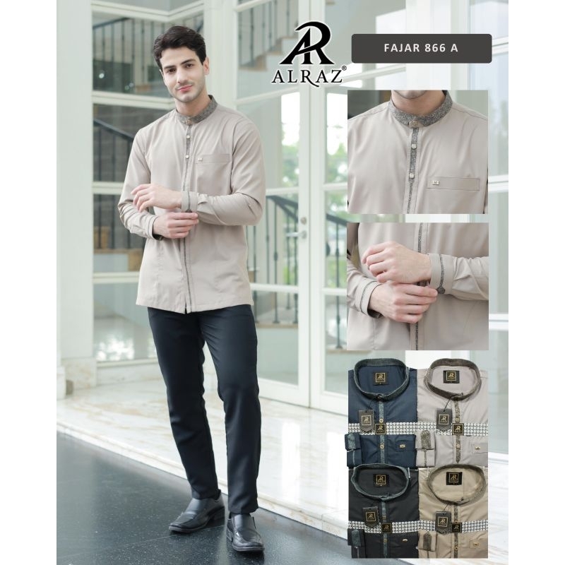 Jual ALRAZ-Koko Full Cuff Sleeve Fajar 866A | Shopee Indonesia