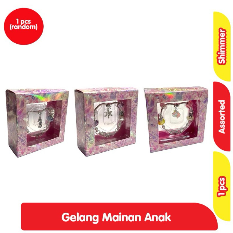 Jual Rhino Shimmer Bands Gelang Mainan Anak Assorted 1 pcs | Shopee ...