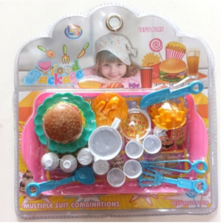 Jual Mainan Set Fast Food Pizza / Mainan Pizza Piring / Mainan Pizza ...