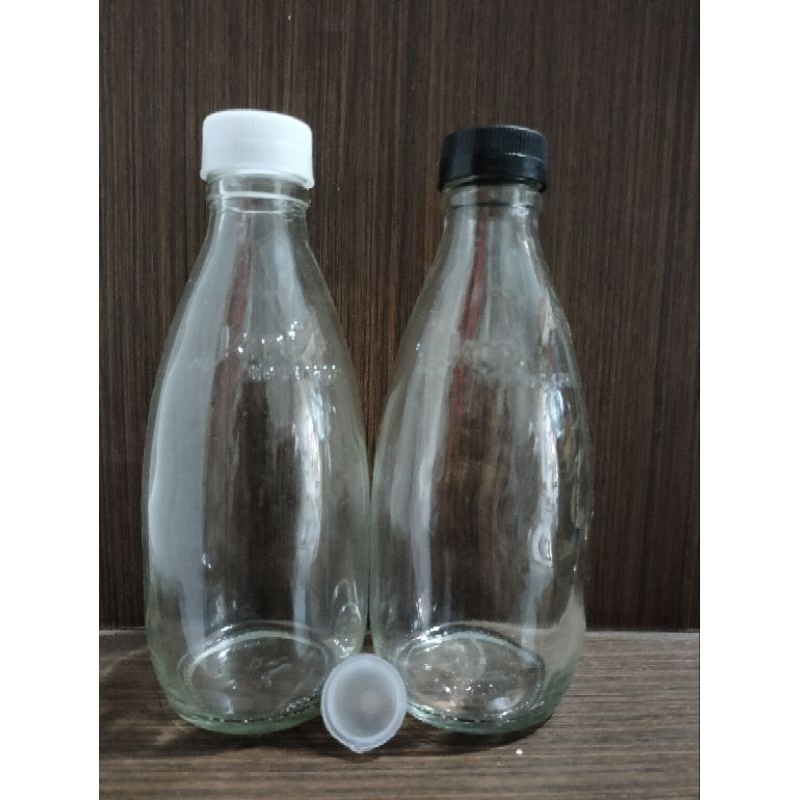 Jual botol kaca 250ml, botol kaca oval 250ml | Shopee Indonesia