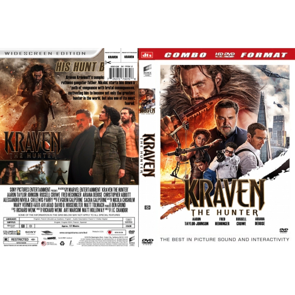 Jual KASET FILM TERBARU KRAVEN THE HUNTER 2024 HDTS KUALITAS SEPERTI DI ...