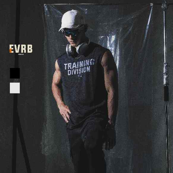 Jual EVRB - Kaos Singlet Sleeveles Cut Dryfit Gym -Training Division ...
