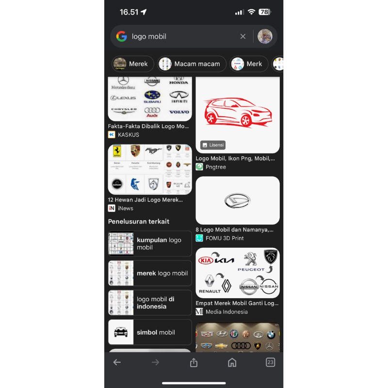 Jual logo mobil | Shopee Indonesia