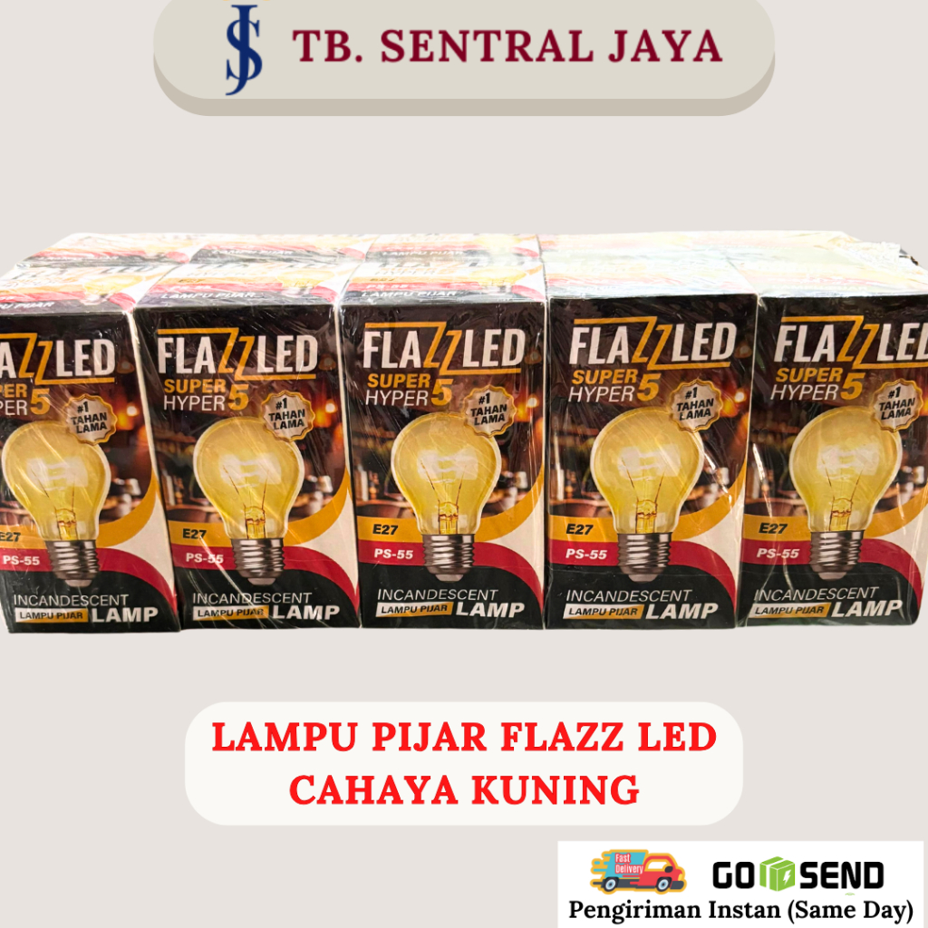Jual Lampu Pijar FLAZZ LED Super Hyper 5 Cahaya Kuning/Lampu Pijar ...