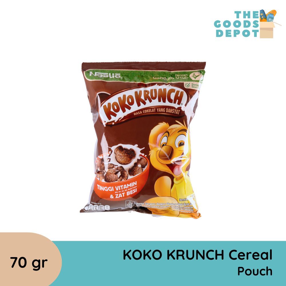 Jual Koko Krunch Cereal Coklat Pouch 70 g | Shopee Indonesia