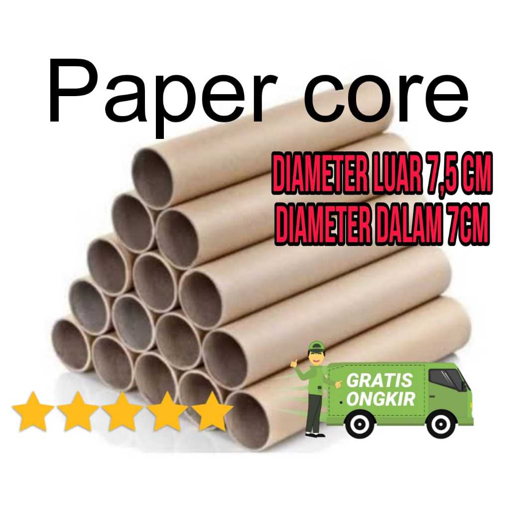 Jual 7.0 cm/ paper core/kertas bulat/Tabung Kardus Selongsong/paper tube | Shopee Indonesia