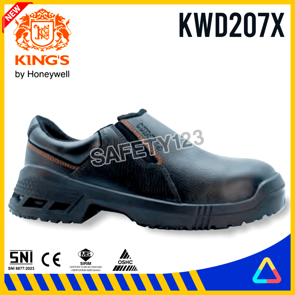 Jual Kings KWD 207X Sepatu Safety Shoes King's KWD207 Hitam Original ...