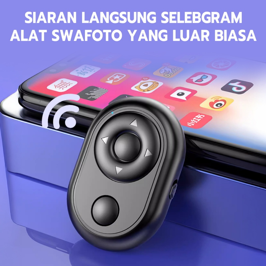 Jual JQVITEK Remote Control Multifungsi Reading Bluetooth Selfie Camera ...