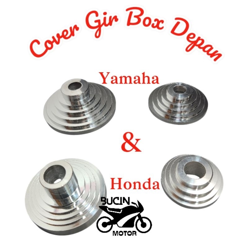 Jual Cover Gir Box GearBox Piramid Depan Crome Honda Dan Ymh Tutup ...