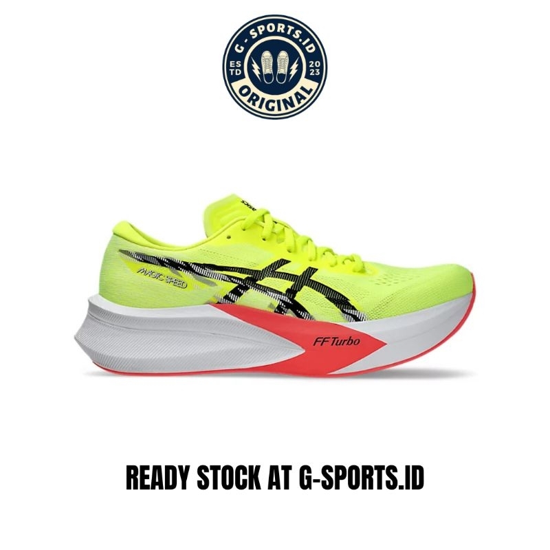 Jual Sepatu Lari Pria Asics Magic Speed 4 Safety Yellow/Black ORIGINAL ...