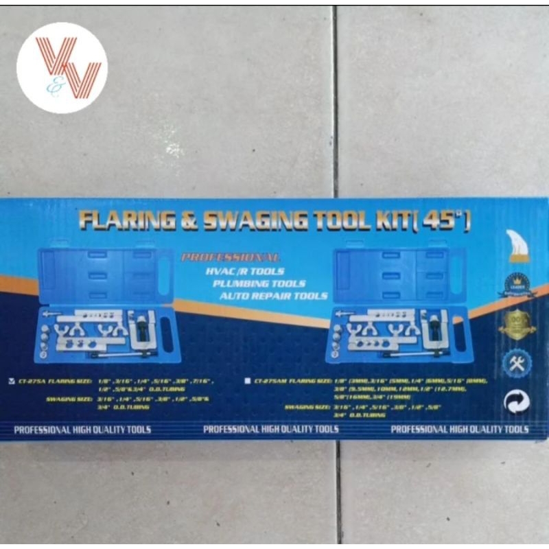 Jual flaring & swaging tool kit pipa AC set CT-275A | Shopee Indonesia