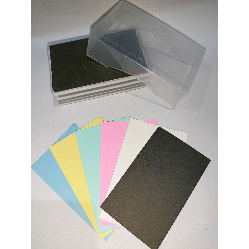 Jual Blank Card Paper Kartu Nama Kosong / Kartu Kosong Kertas Notepad ...