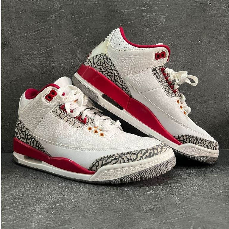 Jual AIR JORDAN 3 CARDINAL RED | Shopee Indonesia