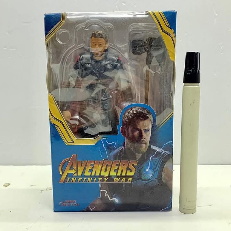 Jual mainan action figure shf thor avengers infinity war recasttinggi ...
