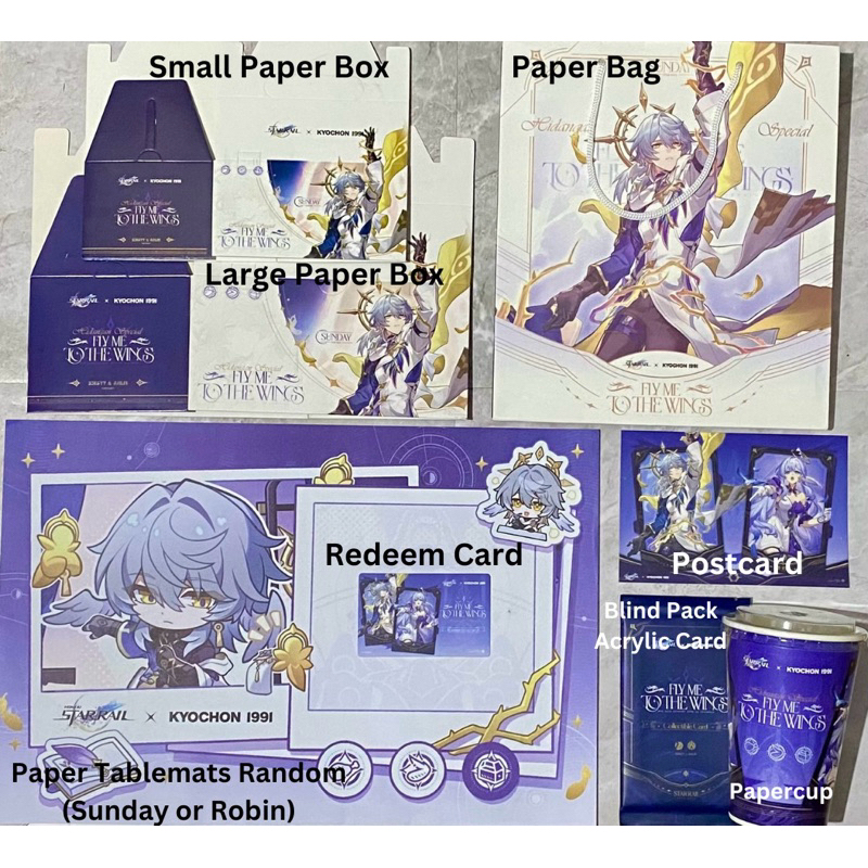 Jual Honkai Star Rail HSR x Kyochon 1991 Offi Collab Merchandise Sunday ...