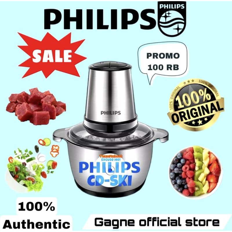 Jual TERLARIS Promo Chopper phillips Kapasitas 2L Multifungsi ...
