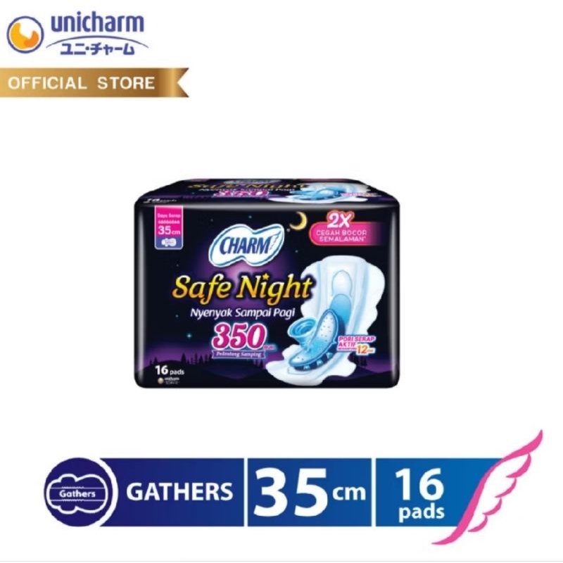 Jual Charm safe night gathers wing 35cm isi 16pcs | Shopee Indonesia