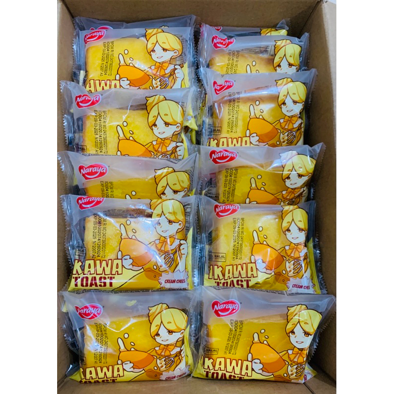 Jual RB Naraya Ikawa Toast 60g x 40pcs (1dus 40pcs) | Shopee Indonesia