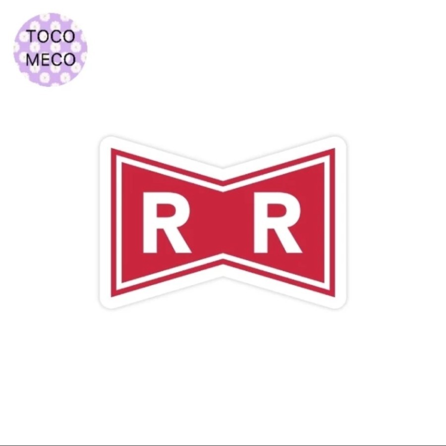 Jual sticker Red Ribbon army logo stiker anime dragonball akira ...