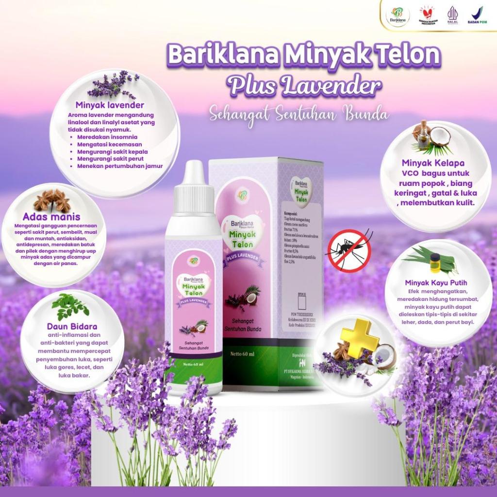 Jual Bariklana Minyak Telon Plus Lavender Sehangat Sentuhan Bunda | Shopee Indonesia