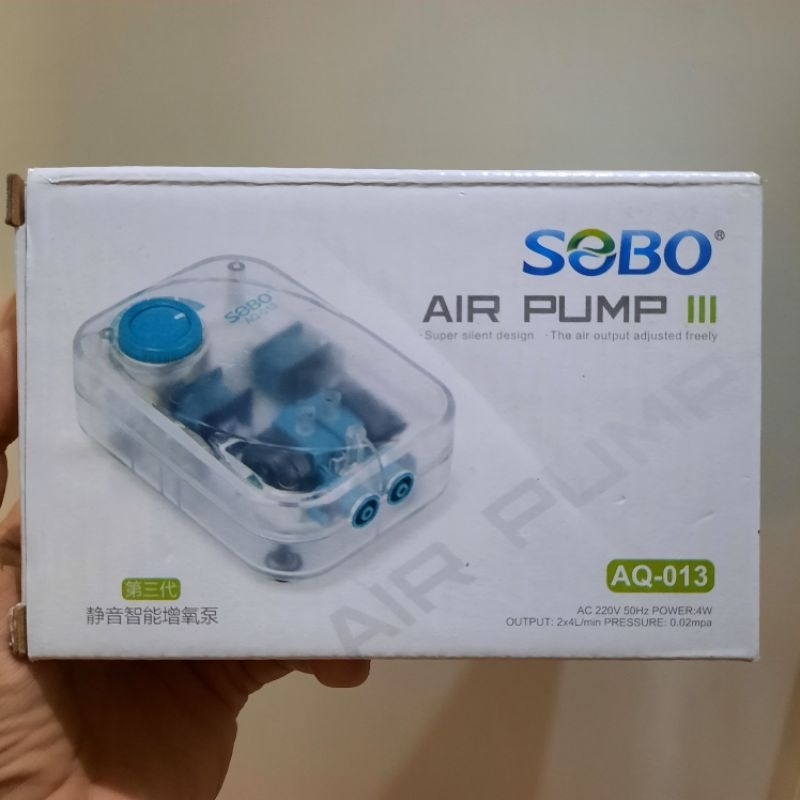 Jual SOBO AIR PUMP III SOBO AQ-013 Aerator 2 Lubang Ajustable Air ...