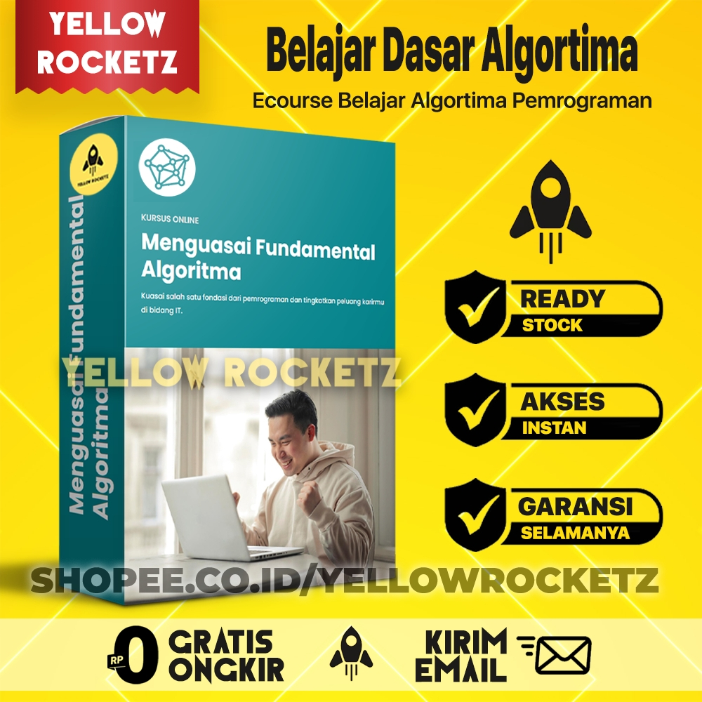 Jual BELAJAR DASAR-DASAR ALGORITMA PEMROGRAMAN IT - Materi Video Pembelajaran | Shopee Indonesia