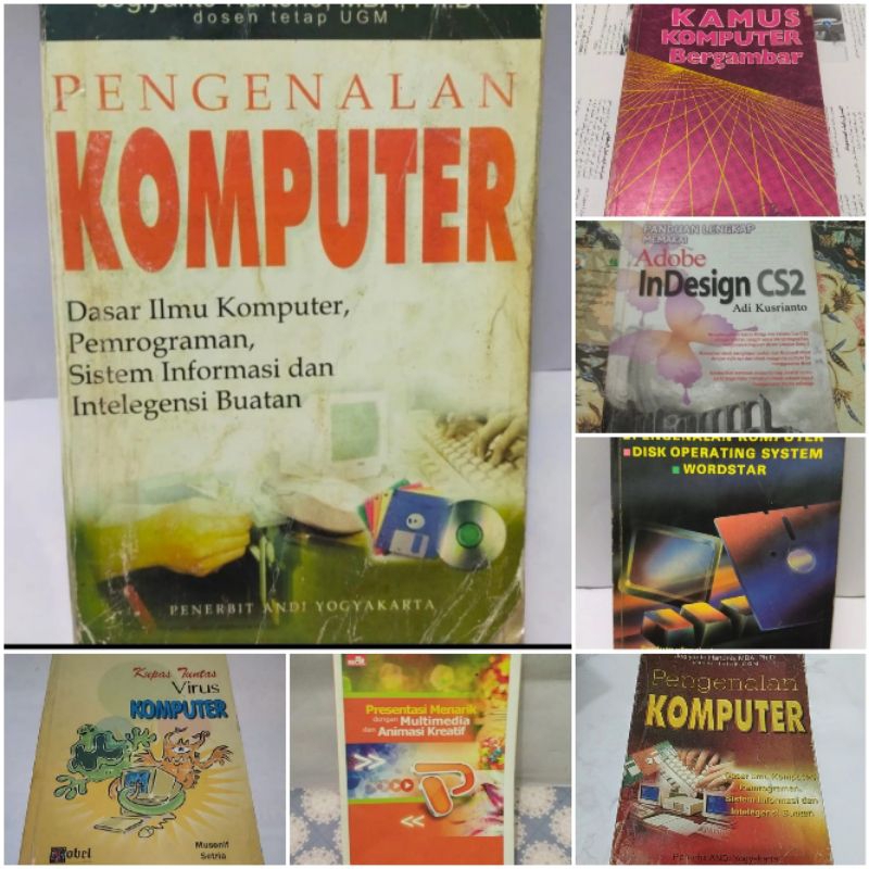 Jual Buku komputer Pengenalan komputer Kamus komputer bergambar Kupas ...